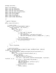 Controller Java Package Course Hero