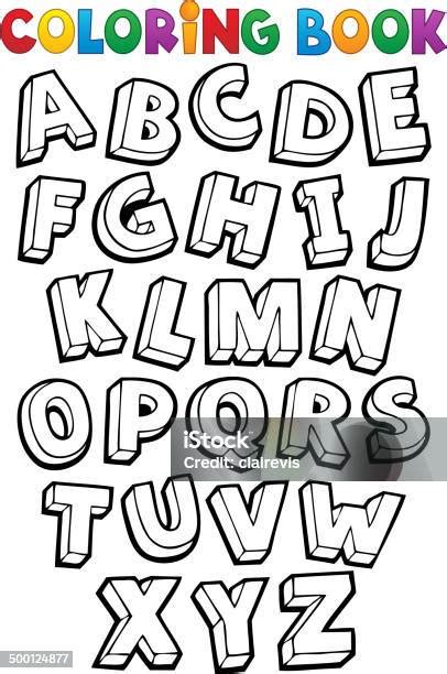 ธีมตัวอักษรสมุดระบายสี 1 ภาพประกอบสต็อก ดาวน์โหลดรูปภาพตอนนี้ การระบายสี การวาดภาพ กระดาษ