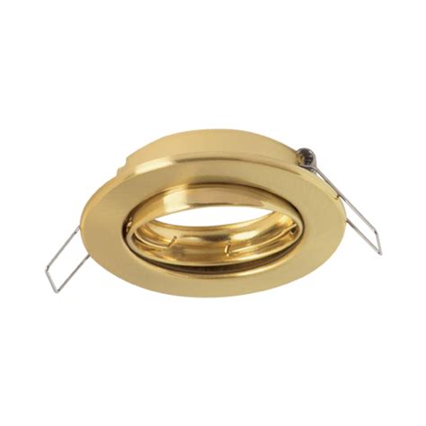 Gold 85mm Tilt Downlight Zarah Construction