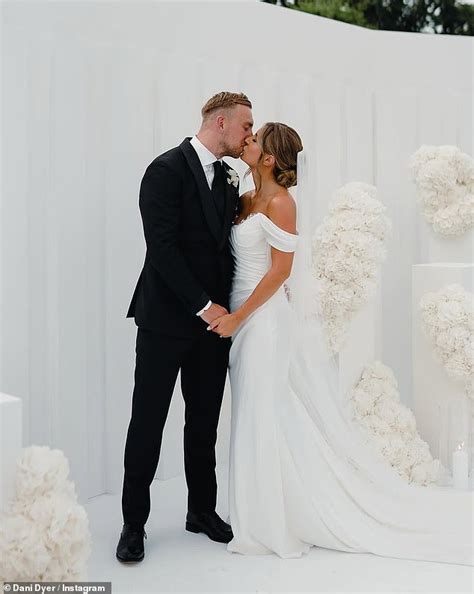 Dani Dyer Indulges In Her Wedding Cake With New Husband Jarrod Bowen As