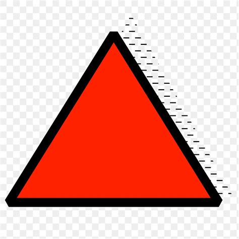 Red Triangle Png Shape Transparent Premium Png Rawpixel
