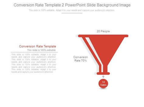 Conversion Rate Template Powerpoint Slide Background Image Presentation Graphics