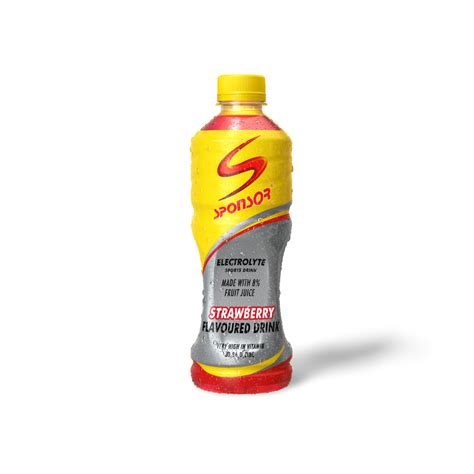 Sponsor Electrolyte Drink Strawberry 420ml Ruby Emporium