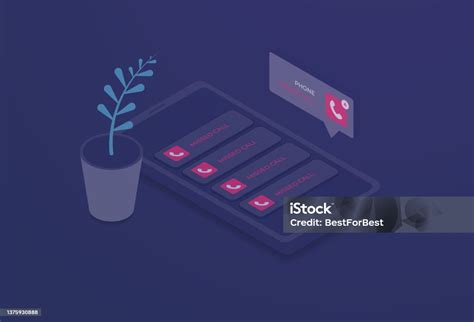 누락 된 통화 알림 개념스마트 폰 부재중 전화에 대한 많은 메시지가 있는 휴대 전화 화면 등등 측정 벡터 일러스트레이션 실패에 대한 스톡 벡터 아트 및 기타 이미지 Istock