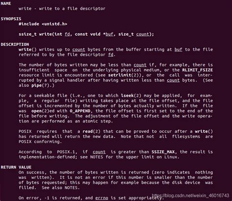 Linux 文件 系统编程（一）man 2 Open Csdn博客