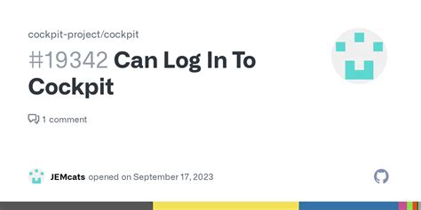 can log in to cockpit · issue 19342 · cockpit project cockpit · github