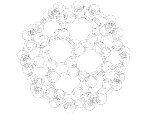 Truncated Icosahedron With Atoms 3d Model By Mranycad
