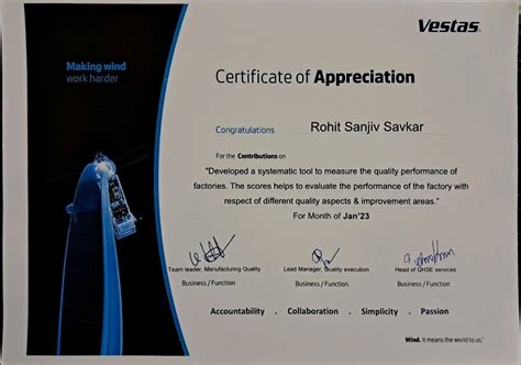 Rohit Savkar On Linkedin Got Recognised For Value Creation