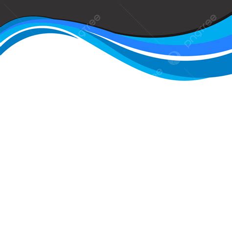 Blue Abstract Wave Vector Png Images Abstract Border Header For Flyer