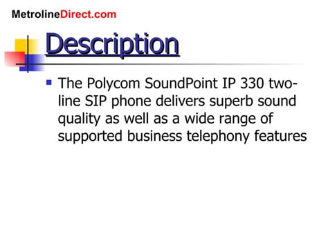 Polycom Soundpoint Ip Ppt