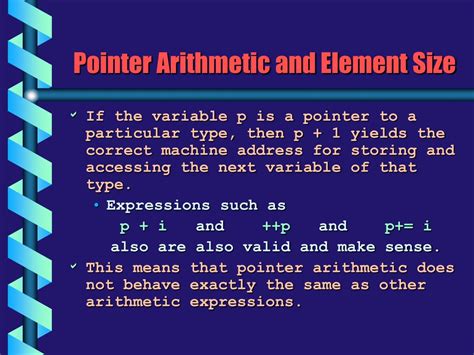 Ppt Arrays And Pointer Arithmetic In C Programming Powerpoint