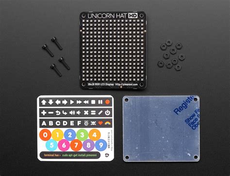 New Product Pimoroni Unicorn Hat Hd Adafruit Industries Makers Hackers Artists