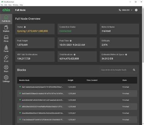 BUG Stuck Syncing 1 075 669 Issue 9077 Chia Network Chia Blockchain GitHub