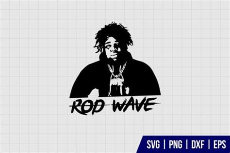 Rod Wave Silhouette Svg File Gravectory