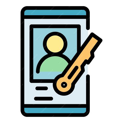 Premium Vector Lock Key Password Icon Outline Vector Code Login Internet Online Color Flat