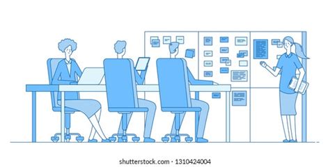 제조 공정 산업 과학자 로봇 제품 스톡 벡터로열티 프리 2198454975 Shutterstock