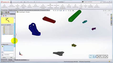 La Vista Explosionada De Solidwork Youtube