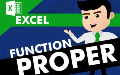 Excel Function PROPER Easy Tutorial 2024 Excel Proper Function