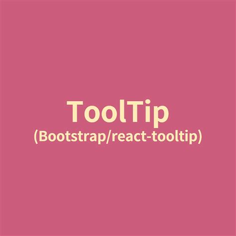 Tooltip 2 Bootstrapreact Tooltip