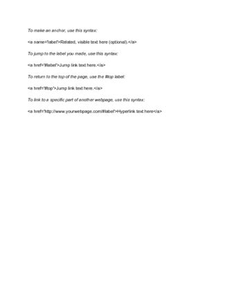 How To Link Within A Page Using Html Steps With Pictures