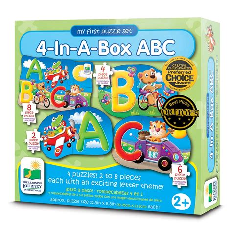The Learning Journey My First Puzzle Set 4 In A Box Abc