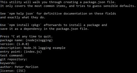 Node Js Logging Tutorial