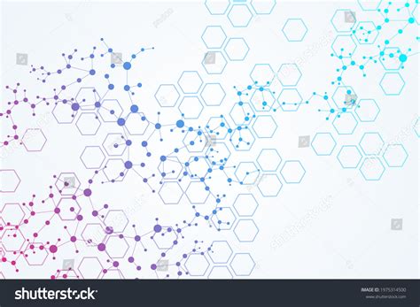Science Network Pattern Connecting Lines Dots Stock Vector Royalty Free 1975314500 Shutterstock