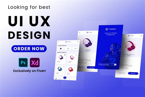 Design Amazing Mobile App Ui Ux Design With Clickable Ui Prototype By Sidaliboudra Fiverr