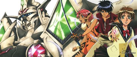 Safebooru Escaflowne Escaflowne Guymelef Feathers Highres Jewelry