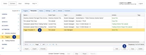 Using Trigger Templates