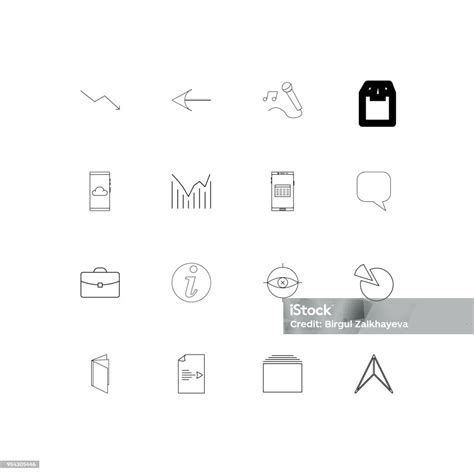 사물의 인터넷 선형 얇은 아이콘 설정합니다 간단한 벡터 아이콘 설명 0명에 대한 스톡 벡터 아트 및 기타 이미지 0명 기포 노래방기계 Istock