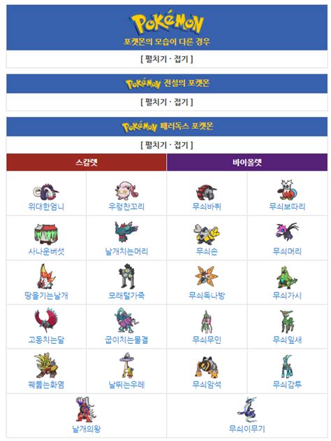 더쿠 포켓몬 스칼렛 버전과 바이올렛 버전의 가장 큰 차이점