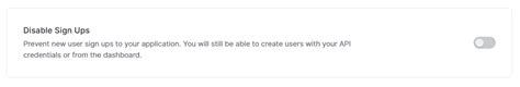 auth0 react sdk make presence of sign up link configurable · issue