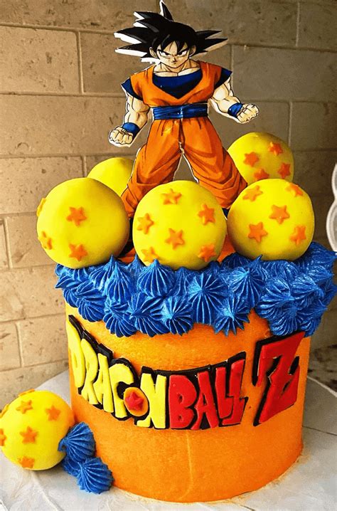 Dragon Ball Birthday Cake Ideas Images Pictures