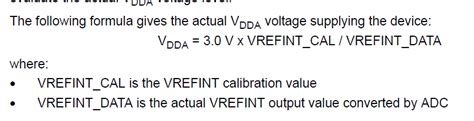 calibrating stm32 adc vrefint stack overflow