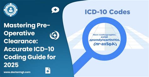 Mastering Pre Operative Clearance Accurate Icd 10 Coding Guide For 2025