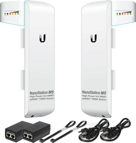 Wireless Bridge Ubiquiti Nsm5 Pre Configured Bundle Of 2 Ubiquiti
