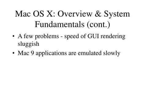 PPT Mac OS X PowerPoint Presentation Free Download ID