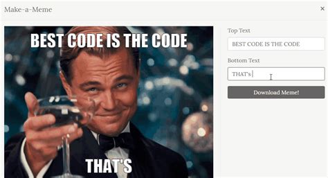 How To Build A Meme Maker With React A Beginners Guide