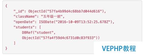 mongodb 实现连接查询 MongoDB数据库 维易PHP培训学院