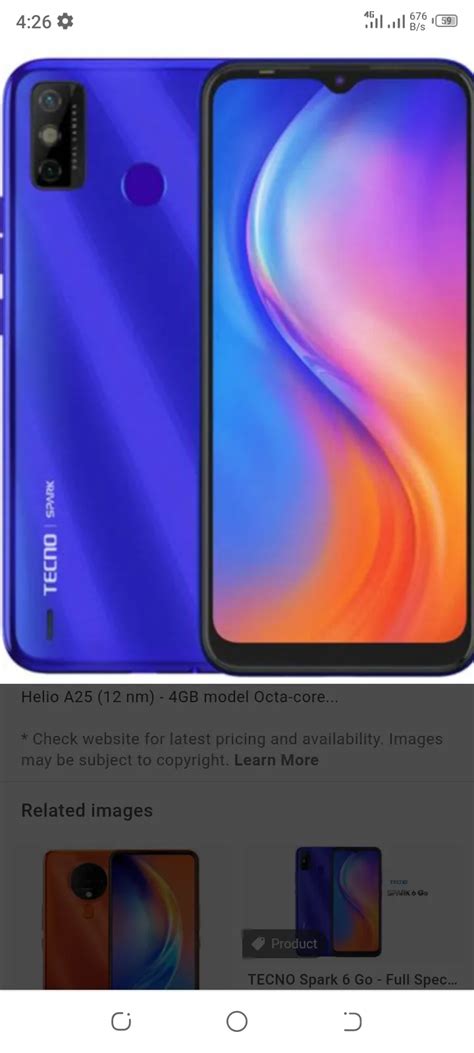 Tecno Spark Go Gb Mah Battery Used Mobile Phone For Sale In Islamabad