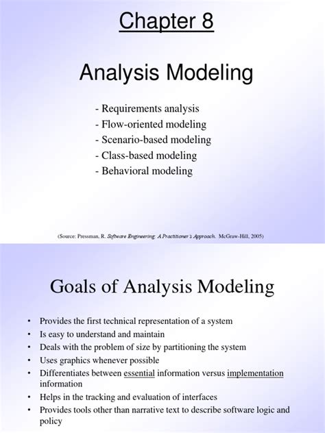 4pressman Ch 8 Analysis Modeling Pdf Conceptual Model Class