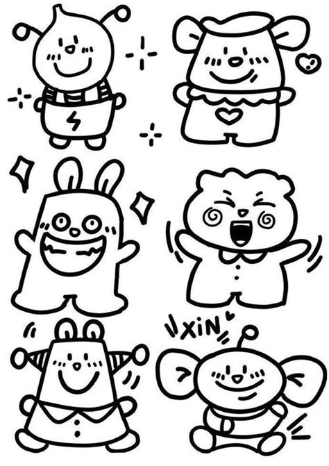 儿童涂鸦简笔画图片（共14张） 简笔画图片大全