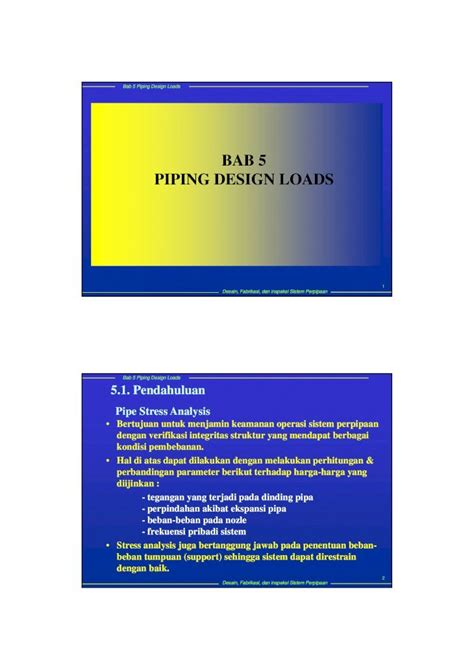PDF Bab 05 Piping Design Loads DOKUMEN TIPS