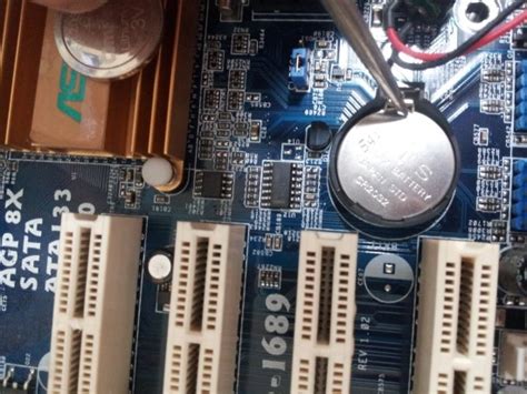 메인보드 수은전지배터리교체 방법 네이버 블로그