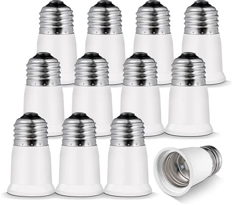 E26 Socket Extender Socket Extension Adapter Lamp Holder Adapter 4 Pack 2 56in