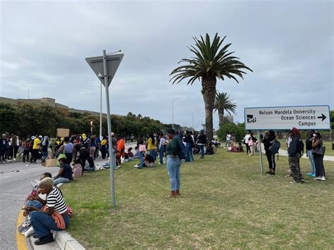 Students Block Nmu Campus As New Academic Year Starts