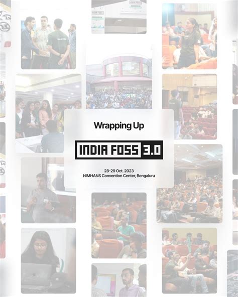 foss united on linkedin indiafoss 3