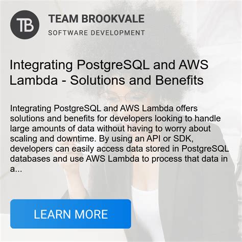 How Postgresql And Aws Lambda Can Handle Large Data Ed Saunders Posted On The Topic Linkedin