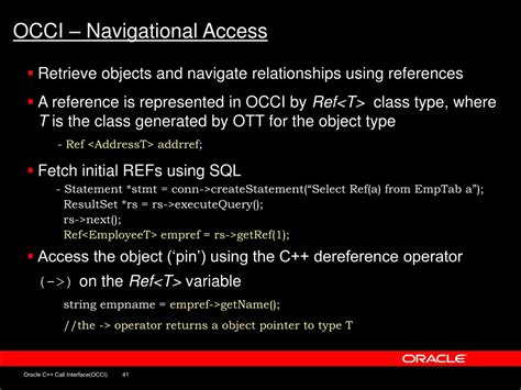Ppt Oracle C Call Interfaceocci Shankar Iyer Oracle India